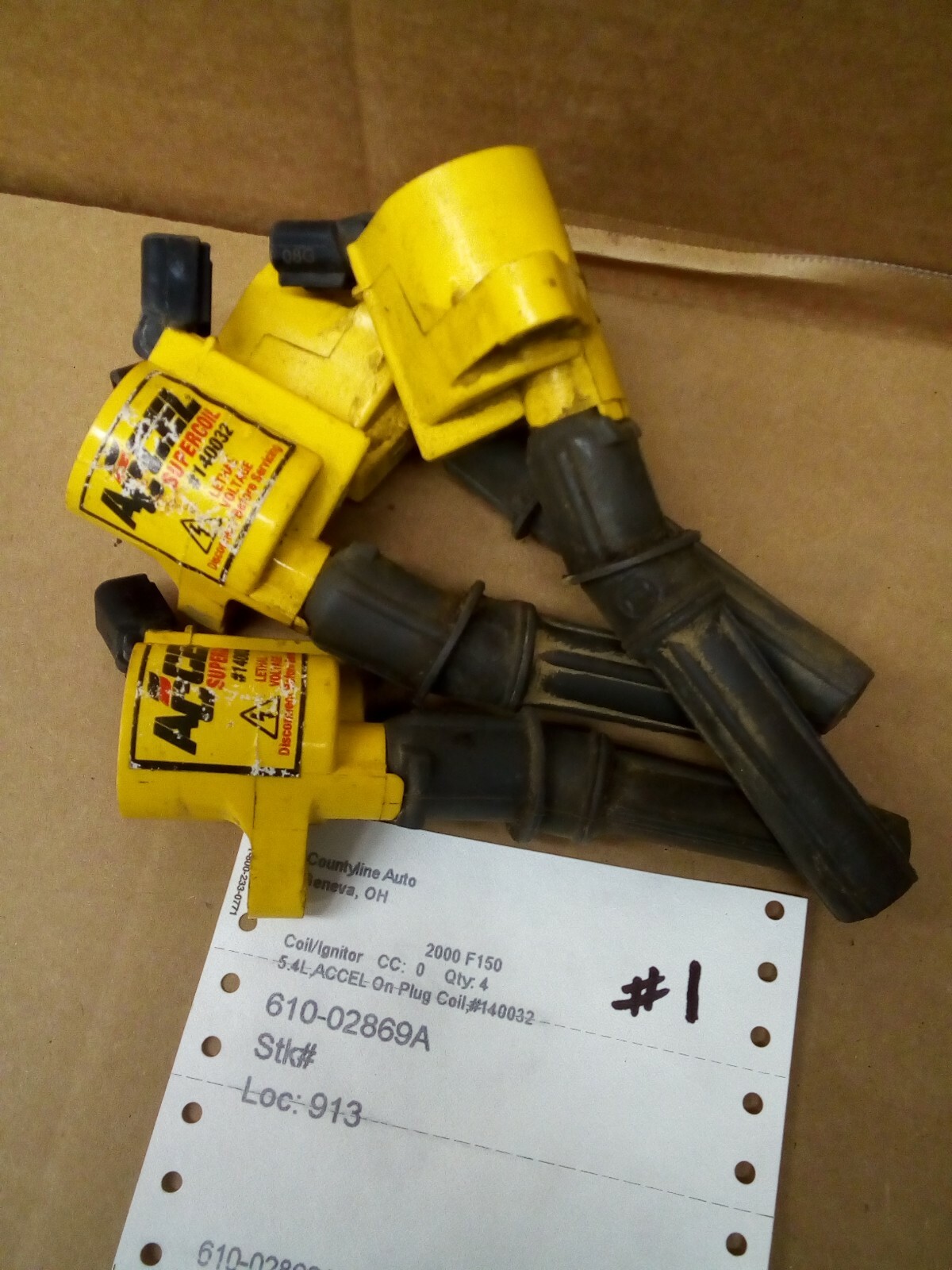 1997 - 2000 FORD F150 5.4L ACCEL SET OF 4 IGNITION COILS # 140032 / 610 ...