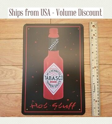 Tabasco Sign Tabasco Gifts Tabasco Metal Sign Tabasco Hot Sauce Retro ...
