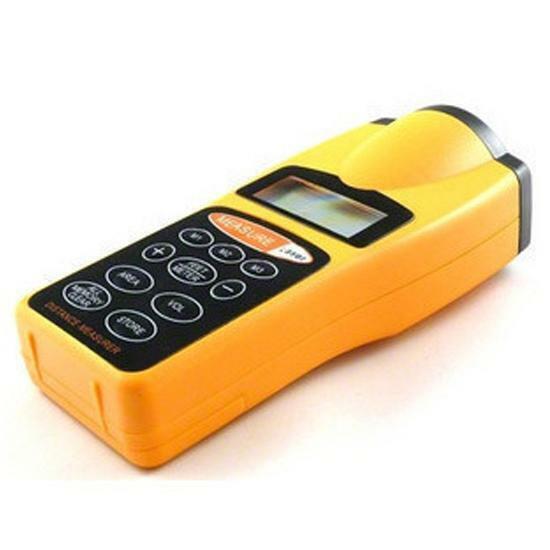 New Digital LCD Ultrasonic Distance Measure Meter Laser Pointer 386 | eBay
