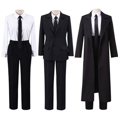 Chainsaw Man Makima Cosplay Costume Denji Demon Hunter Uniform Suits ...