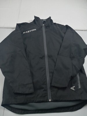 Easton Jacket Men Size Small Baseball Canvas Fleece Lined Warm Full Zip ...