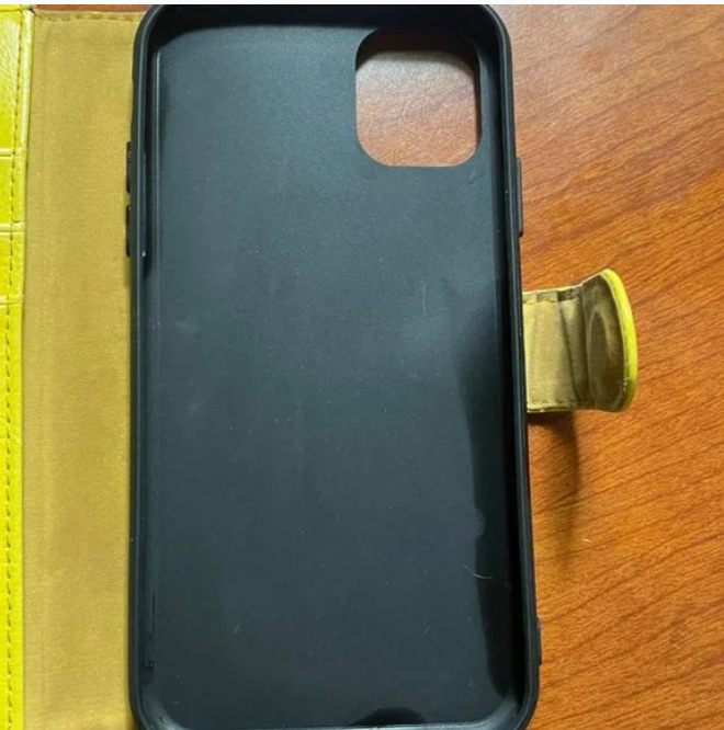 Vintage Labato Wallet Yellow Leather Case With Card Holder For Iphone 6 ...