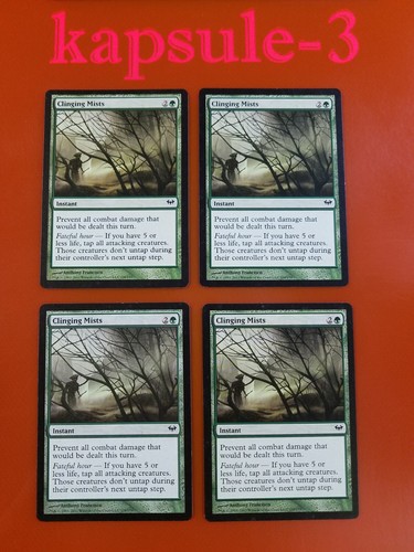 4x Clinging Mists | Dark Ascension | MTG Magic Cards | eBay