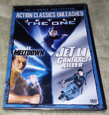 Jet Li 3 Actions Classic Unleashed DVD NEW/SEALED One/Meltdown/Contract ...
