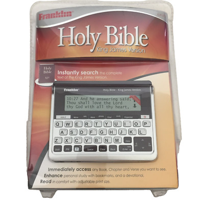 New Franklin Electronic Handheld Holy Bible King James Version Model ...
