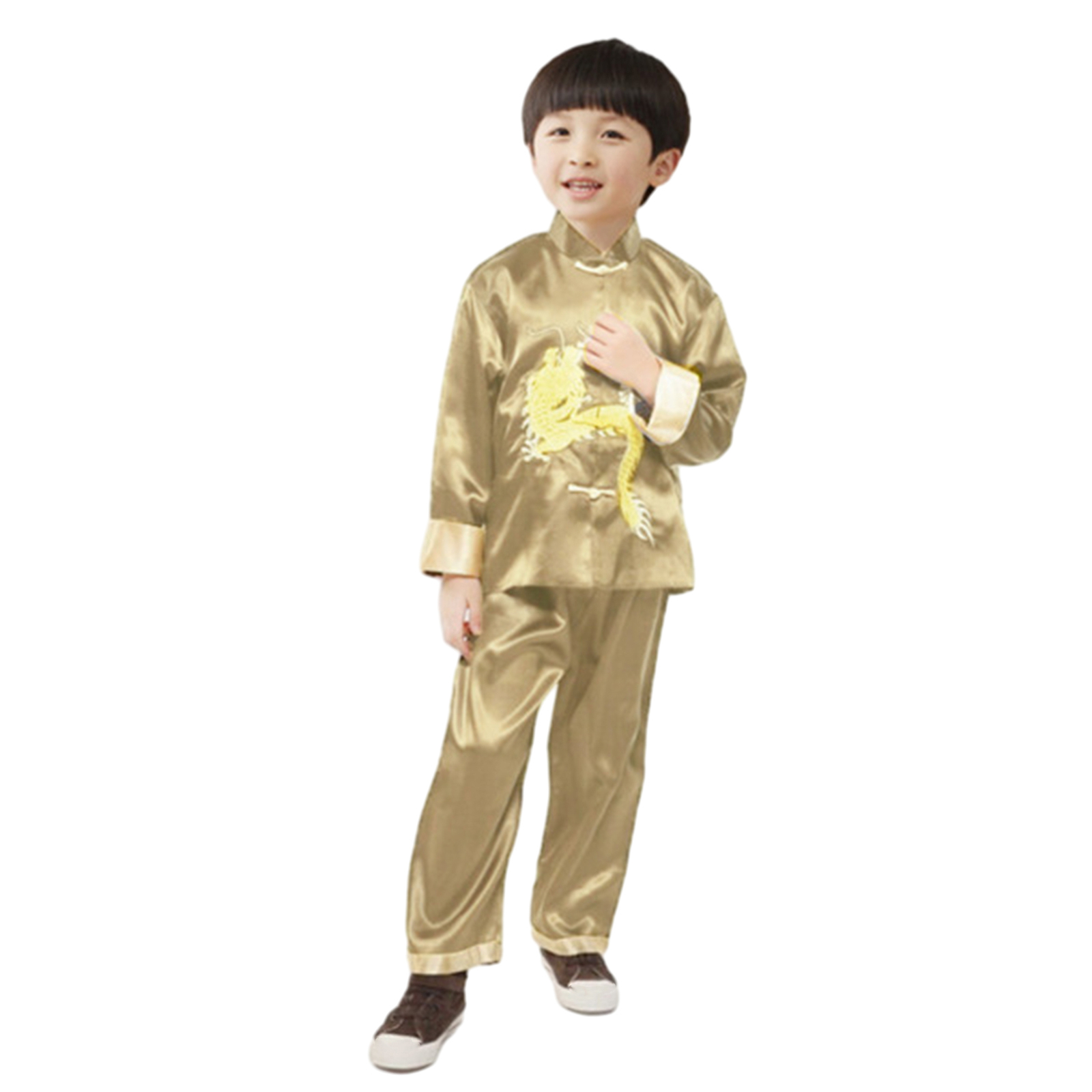 Children Stage Costumes Dragon Pattern Clothing Traditional Chinese ...