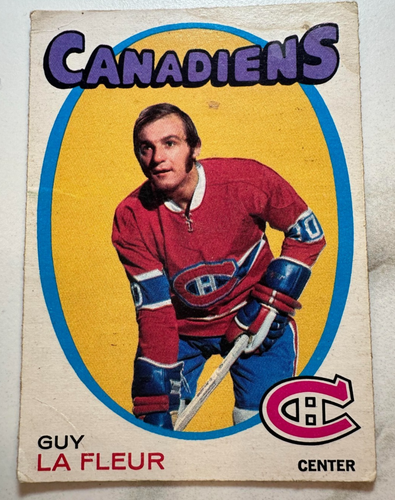 GUY LAFLEUR 1971-72 O PEE CHEE # 148 CANADIENS ROOKIE- Orig owner ...