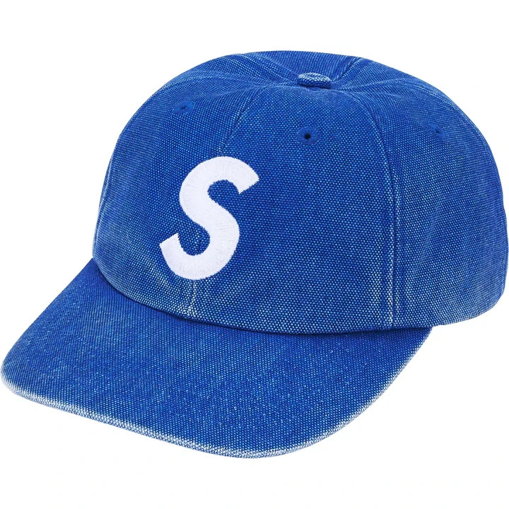 Supreme Pigment Canvas S Logo 6-Panel Cap (Royal Blue) FW25 *NWT* | eBay
