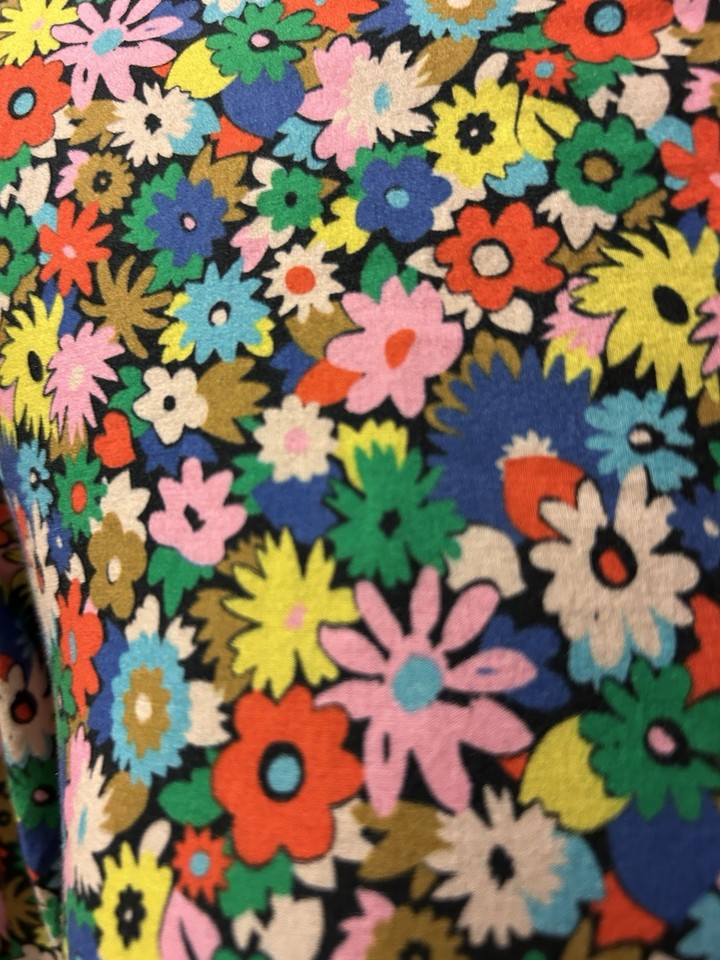 BODEN Flower Maxi Dress 10 Primary Colors Women’s Bohemian Red Blue ...