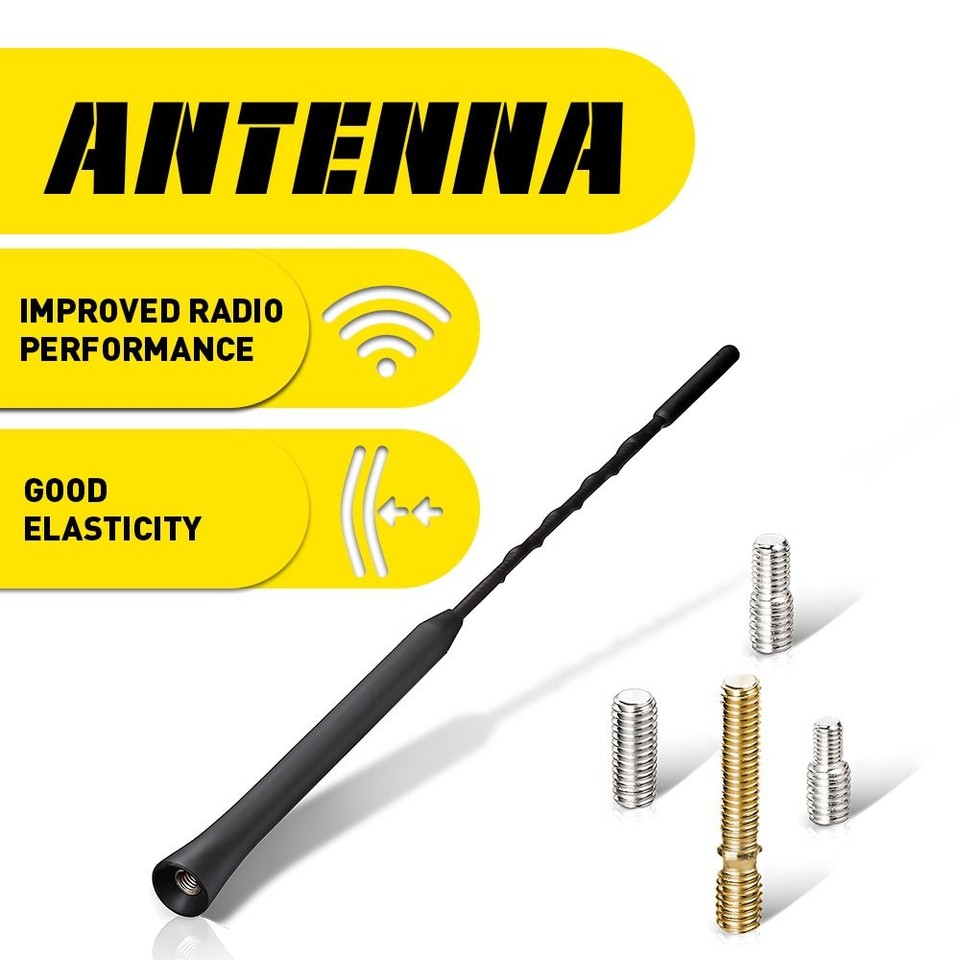 10" Roof Long Whip Mast Antenna Mast Power Amplified AM/FM Radio Roof ...