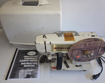 NC HEAVY DUTY Portable Carpet Binding Machine~ PBS-2A ~ 220Volts ...