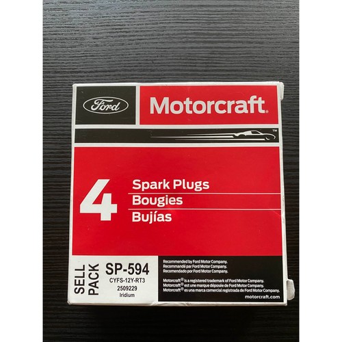 Set of 4 OEM Motorcraft SP-594 Ford CYFS-12Y-RT3 Spark Plugs | eBay