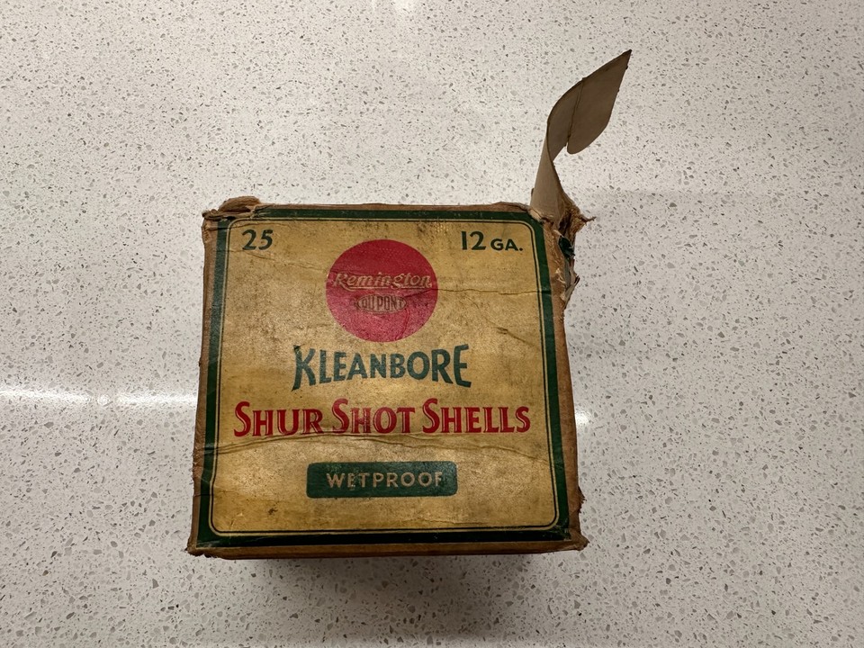 Vintage Remington Kleanbore Scatter Loads Shur Shot 12 GA EMPTY BOX | eBay