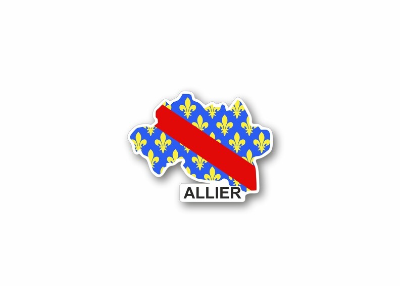 Sticker Flag Sticker Department Exterior Allier | eBay