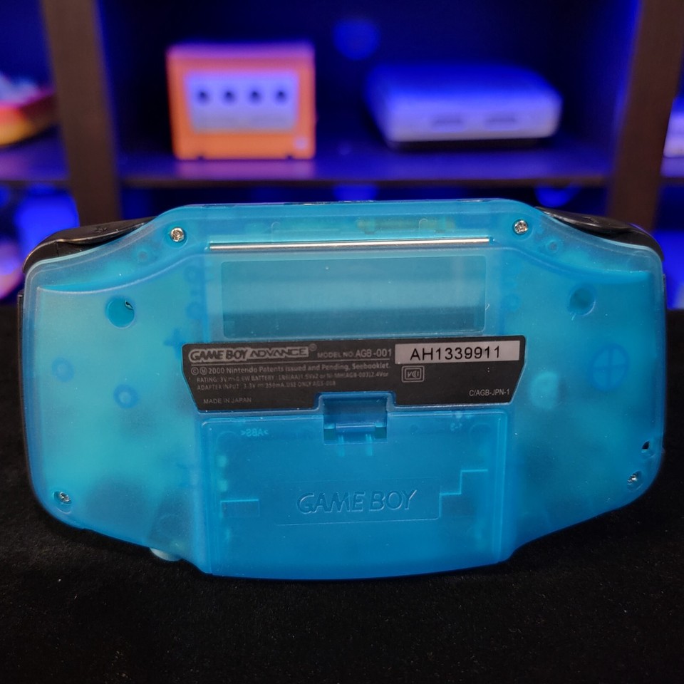 Blue Game Boy Advance GBA Console with iPS V5 Backlight Backlit LCD | eBay