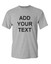 Own Text T Shirt Message Business Name Personalized Customized Gift ...