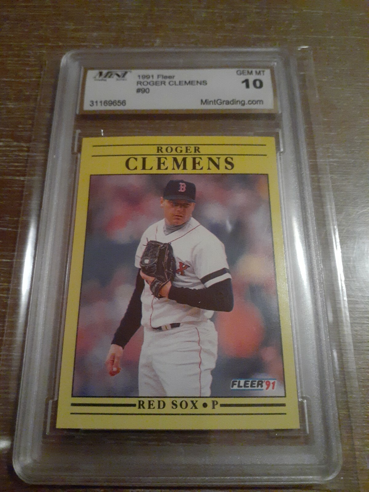 1991 Fleer Roger Clemens #90 PSA 10 Gem Mint Boston Red Sox | eBay