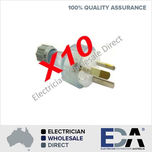 10 Amp 3 Pin Terminal Electrical Plug Top Rewireable Extension PLUG ...