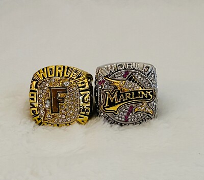 2 PCS Florida Marlins World Series Ring Set, 🇺🇸 SHIP 1997/2003 | eBay