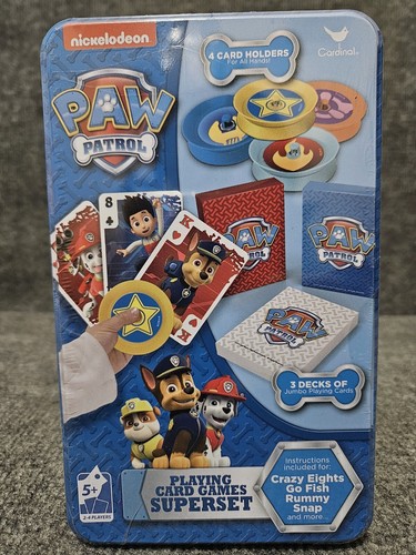 Nickelodeon PAW PATROL Playing Card Games Superset 47754103717| eBay