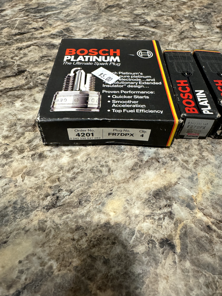 Bosch Platinum Spark Plug FR7DPX 4201 0-242-235-547 0242235547 6 pack ...
