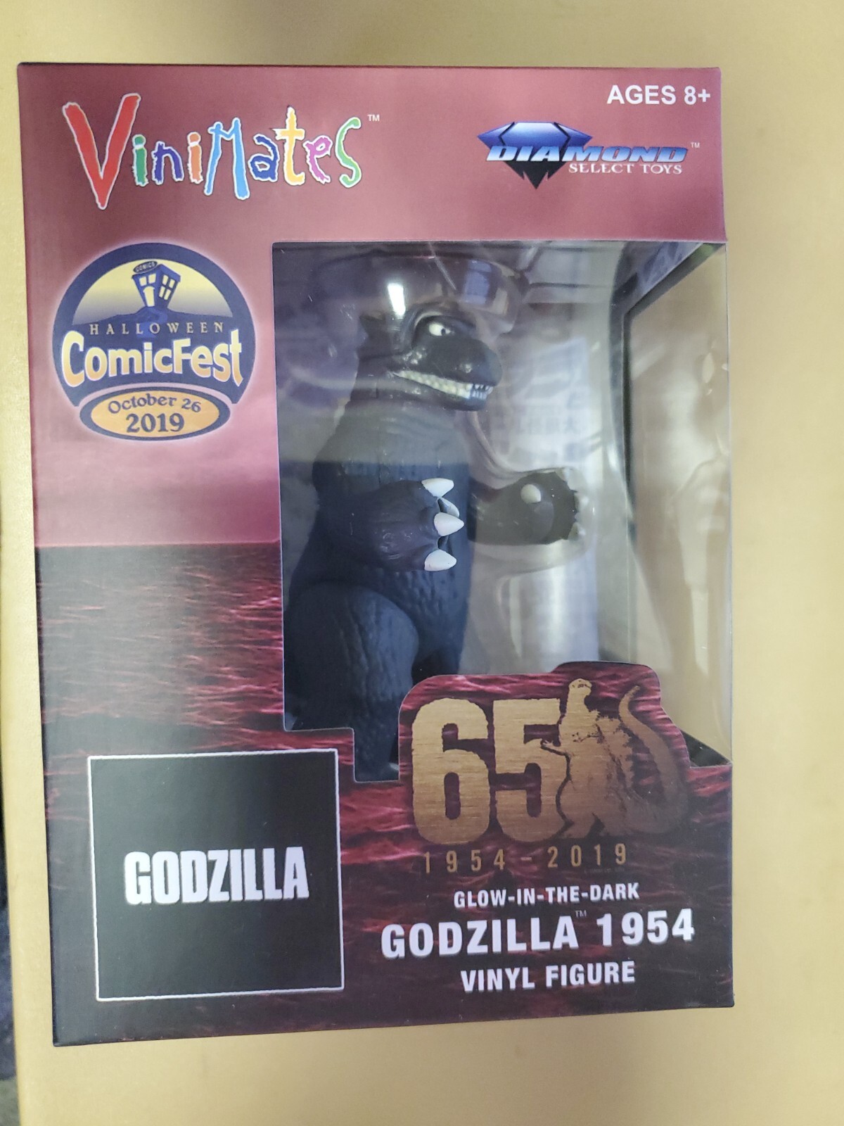 Godzilla Diamond Select Toys Vinimates 1954 Glow Figure 1d6 | eBay