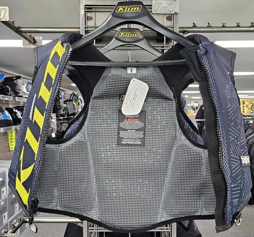 KLIM SNOWMOBILE TEK VEST SNOWMOBILE RIDING PROTECTIVE GEAR SNOWMOBILE ...