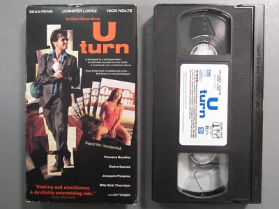 U Turn VHS 1997 - Sean Penn - Jennifer Lopez - Nick Nolte 43396325234| eBay
