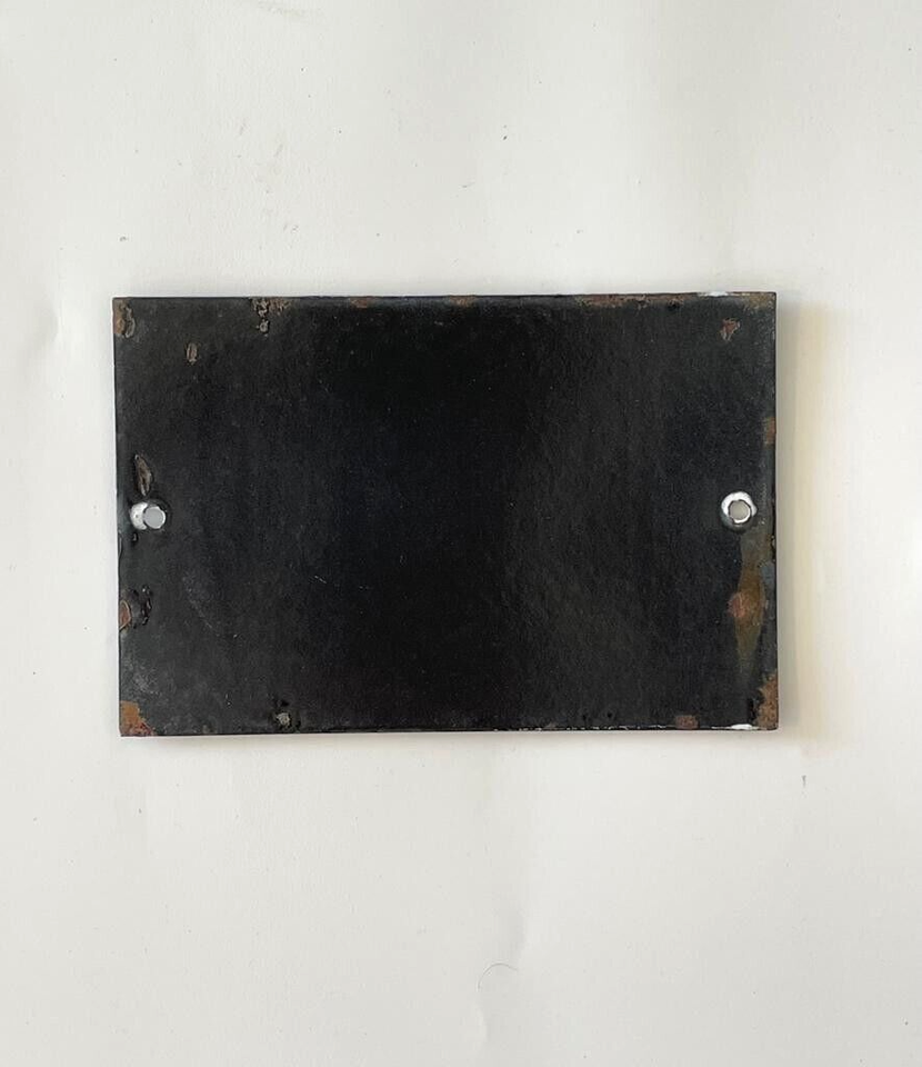 Vintage 1950's Enamel Porcelain Street House Sign 293 Plaque Number ...
