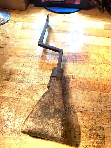 ANTIQUE HAND FORGED IRON BLACKSMITH / FARRIER TOOL BUTTERIS HOOF | eBay