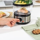 Salter 3-Tier Steamer Multi-Cooker Food Stainless Steel Compact Rice ...