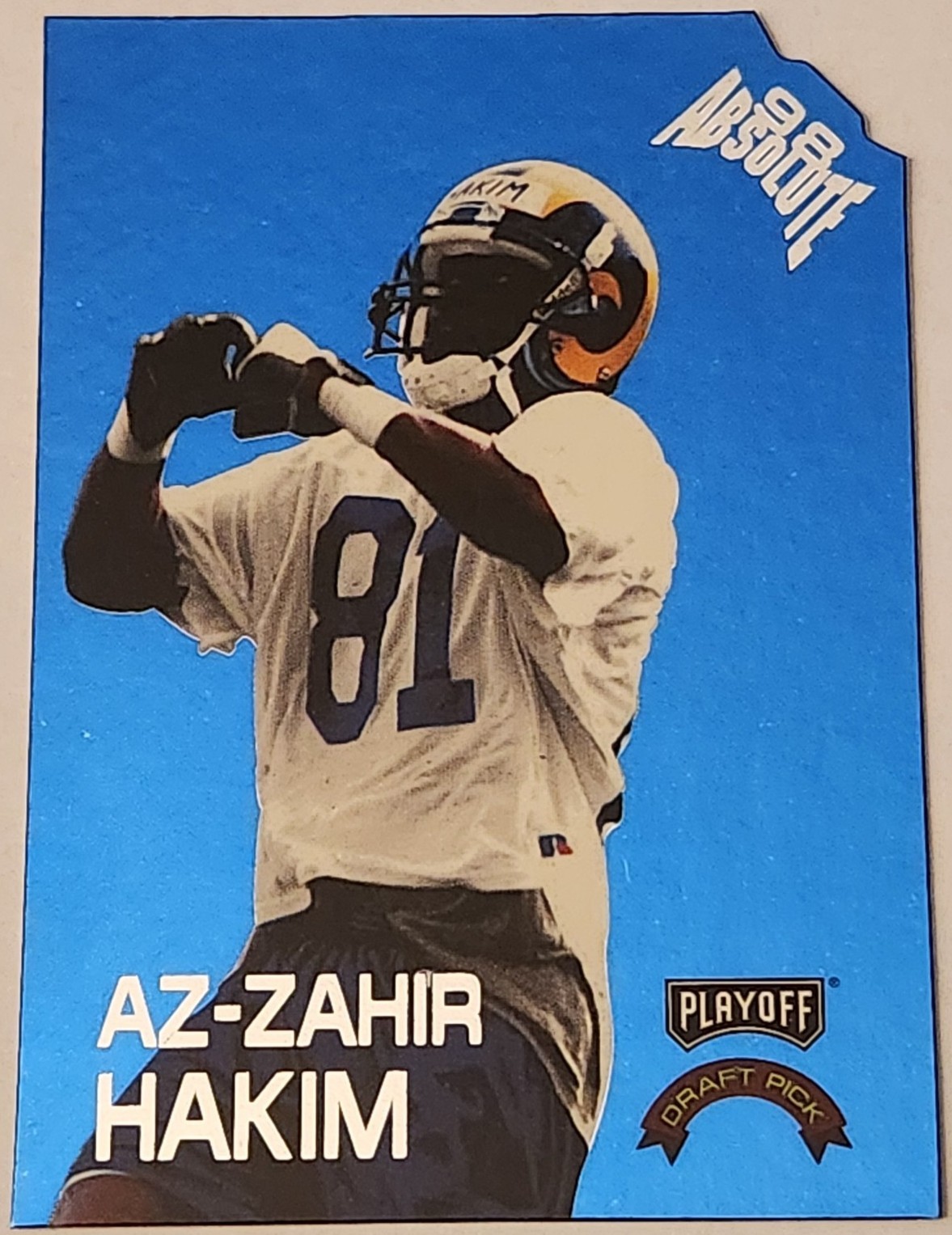 1998 Playoff Absolute Retail - Draft Picks Az-Zahir Hakim #36 Blue (RC ...