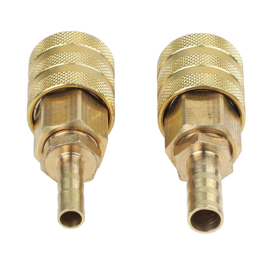 Brass 6mm 8mm Tire Valve Connector Quick Connect Clip for Car Pump 2 ...