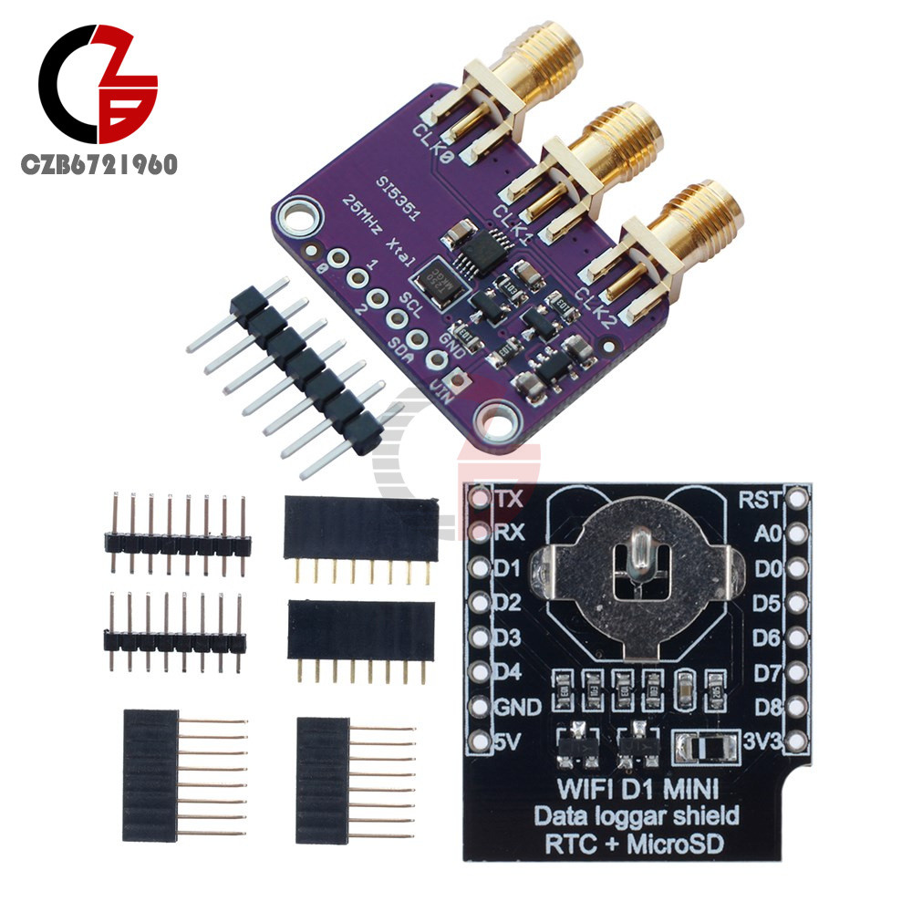 Si5351A I2C 25MHZ Clock Generator Breakout Board 8KHz to 160MHz for ...