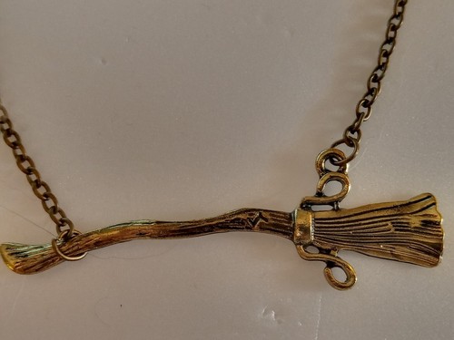 Firebolt Broomstick Necklace, Harry Potter Wizarding World Hogwarts ...
