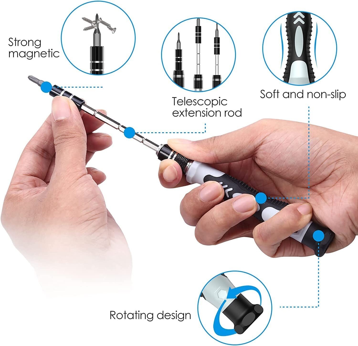 132 in 1 Precision Screwdriver Set Torx Computer PC Phone Watch Repair ...