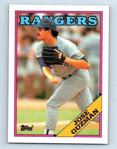 1988 Topps Jose Guzman Texas Rangers #563 | eBay