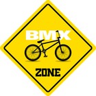 *Aluminum* Bmx Zone Funny Metal Novelty Sign 12"x12" | eBay