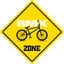 *Aluminum* Bmx Zone Funny Metal Novelty Sign 12"x12" | eBay