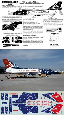 SCALE MASTER DECALS 1/72 F-106A Delta Dart 159th FIS Bicentennial ...