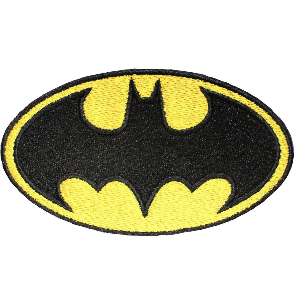 DC Comics Batman The Dark Knight Classic Logo Iron on Applique Patch ...