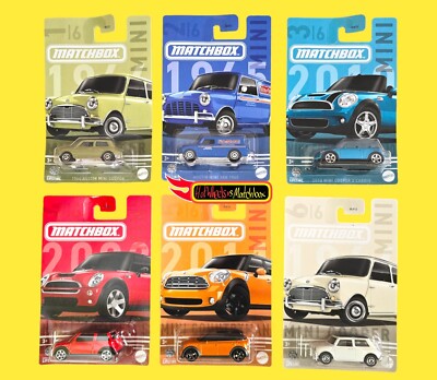 Matchbox MINI COOPER S MINI VAN MINI COUNTRYMAN US EXCLUSIVE SET OF 6 ...
