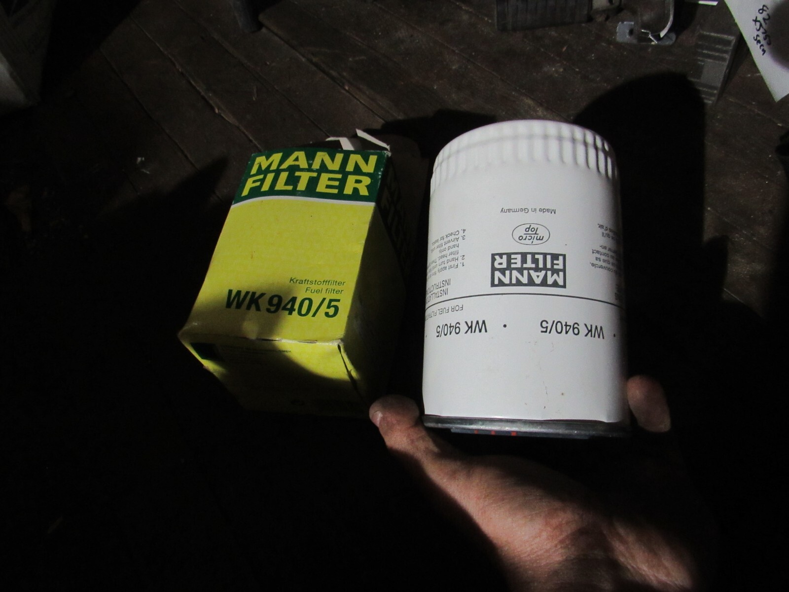 MANN WK940/5 - Fuel filter cross reference
