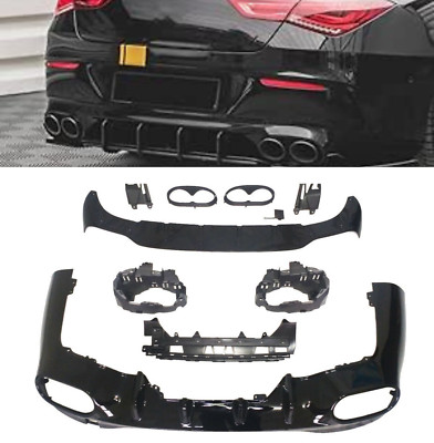 Mercedes CLA Class W118 C118 CLA45S AMG Rear Diffuser 2019+ | eBay