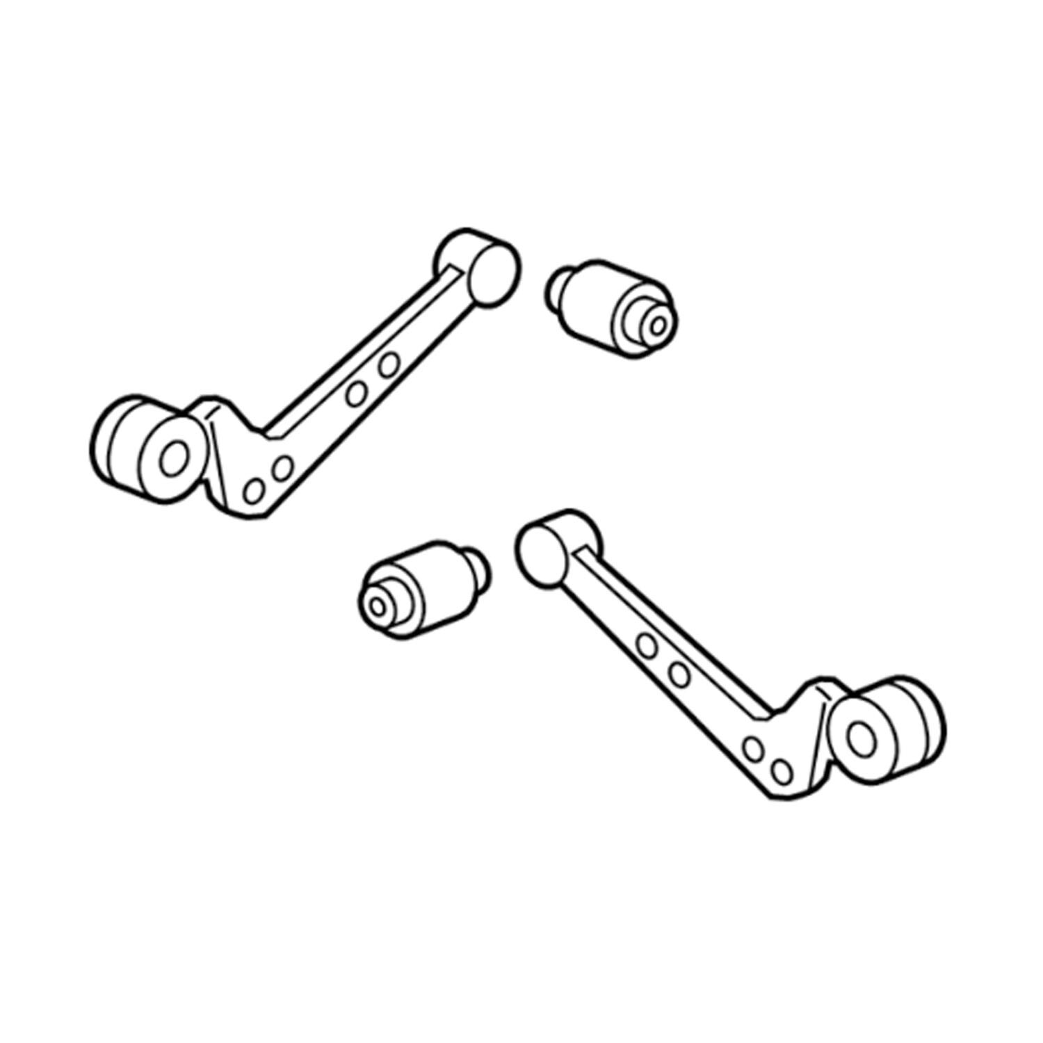 Genuine OEM Set of 2 Rear Upper Suspension Control Arms for Toyota RAV4 ...