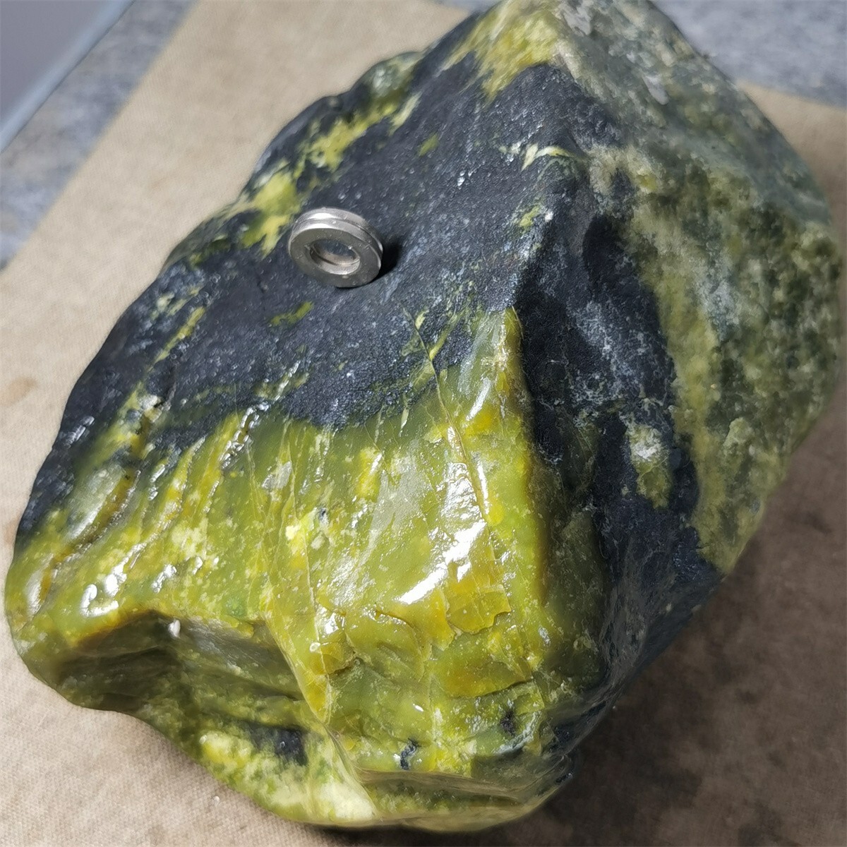 2978g Olivine meteorite rare metal mineral rock crystal specimen S145 ...