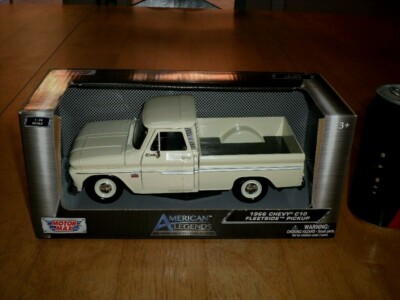 1966 CHEVY C10 FLEETSIDE PICKUP TRUCK, MOTOR MAX DIECAST FACTORY BUILT ...