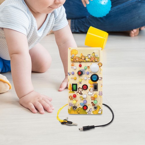 LED Busy Board Educational Toys Montessori Toys for Celebrations ...