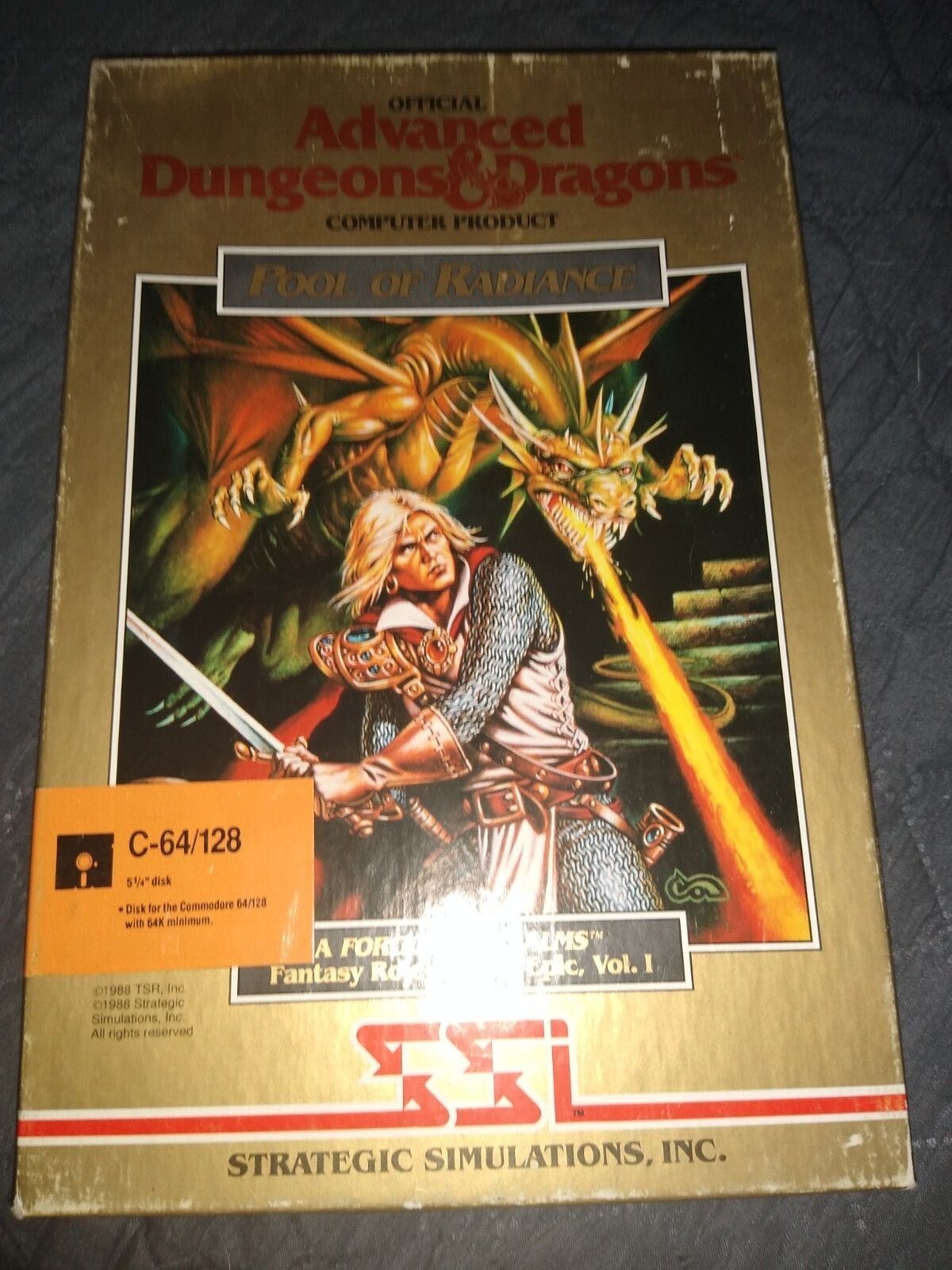 Pool of Radiance Commodore 64 - Prix - Photo - Présentation