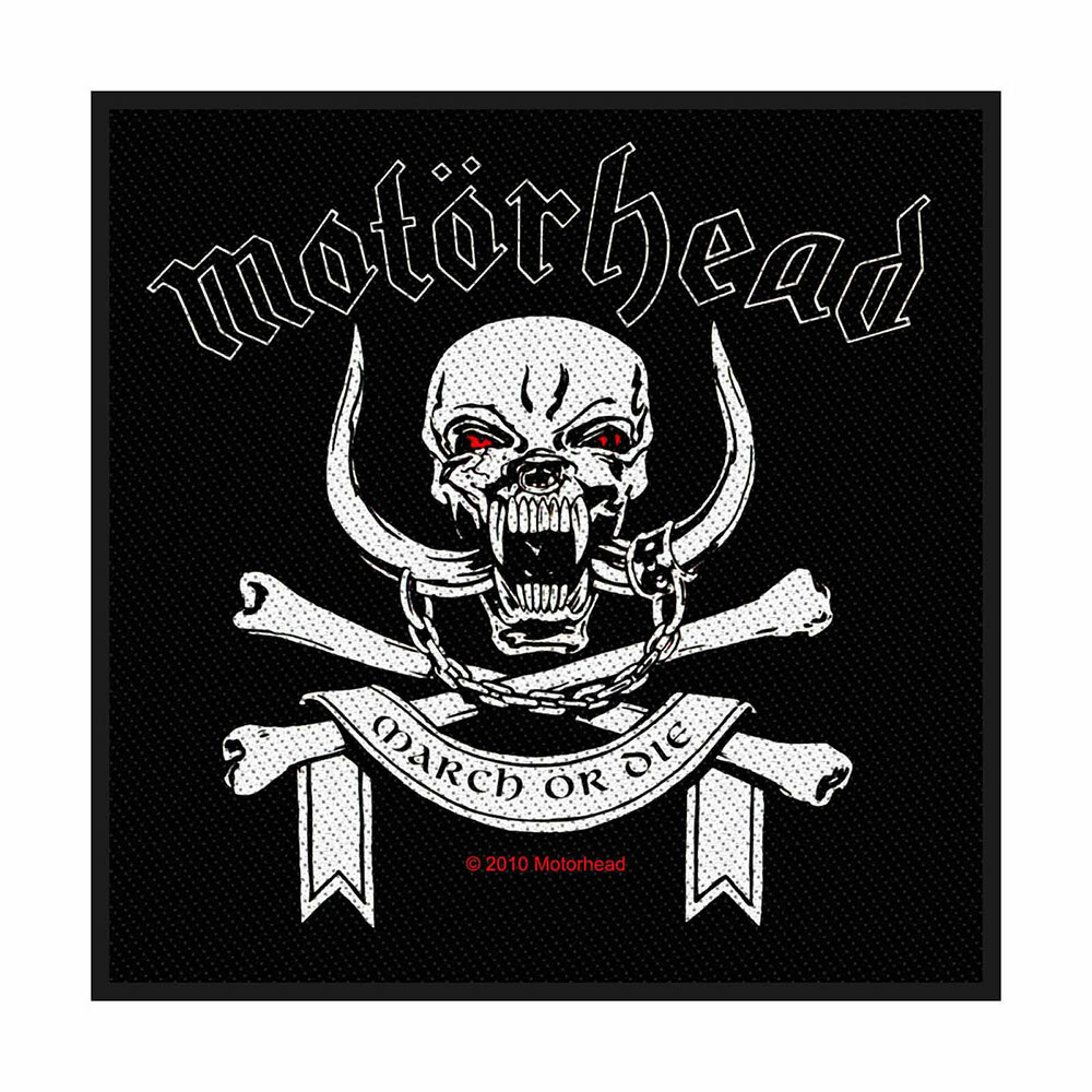 MOTORHEAD - MARCH OR DIE - WOVEN PATCH - BRAND NEW - MUSIC BAND SP2448 | eBay UK